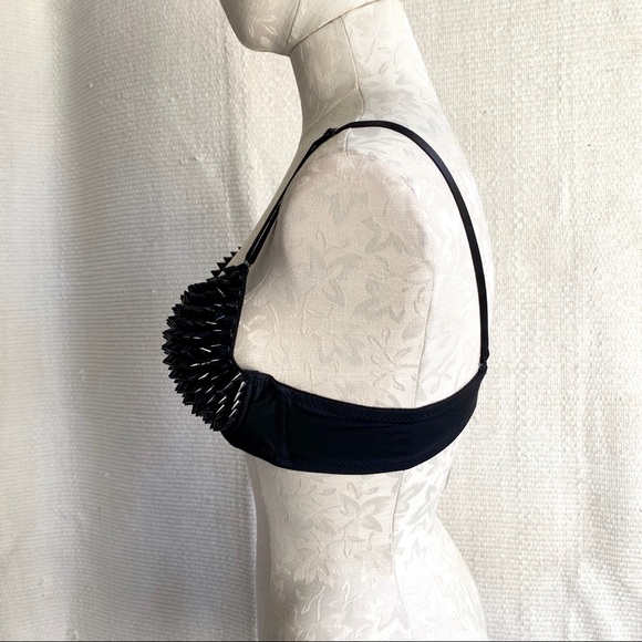 Tops | Hvoffrs Punk Rock Spiked Bra Top Rave Lingerie | Poshmark